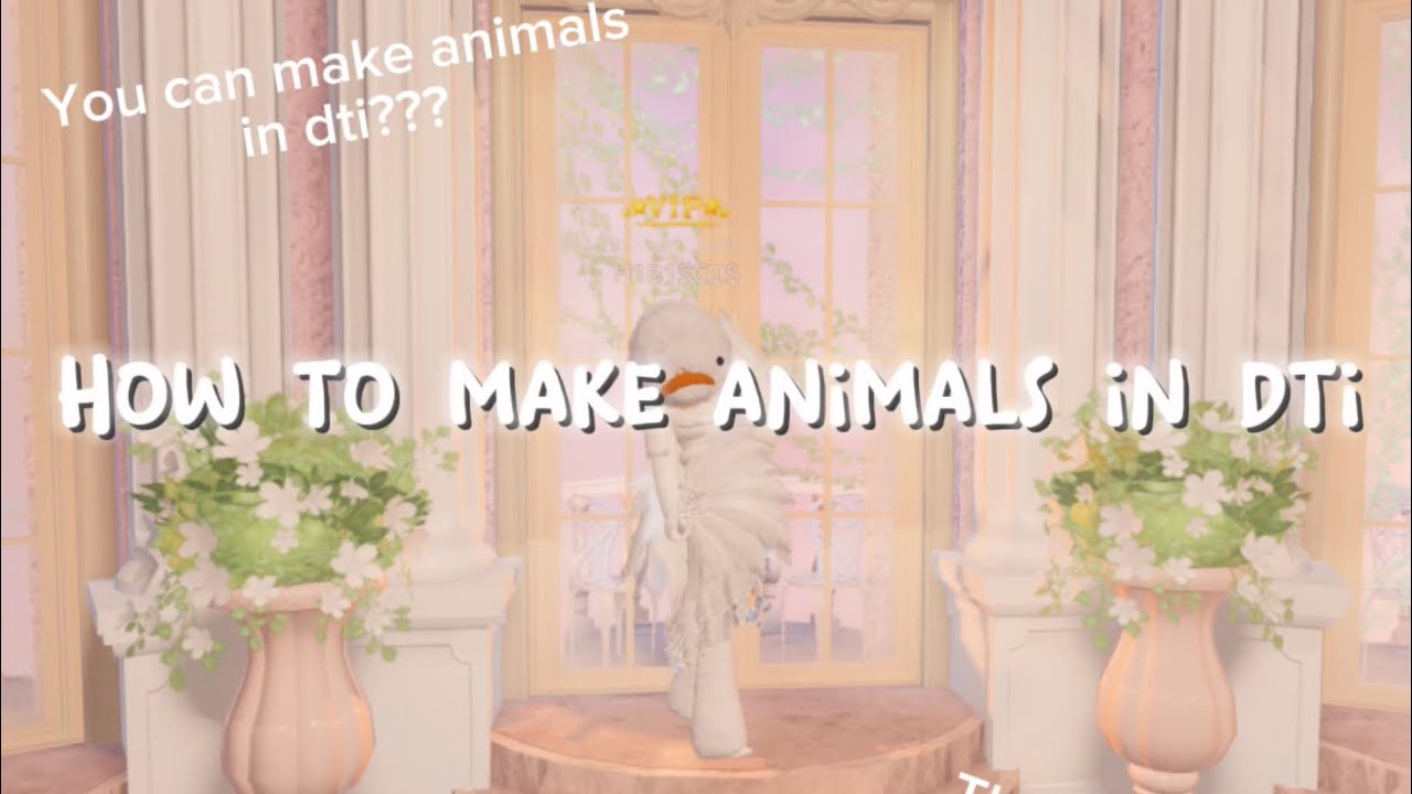How to make animal in DTI Roblox #roblox #dti - YouTube