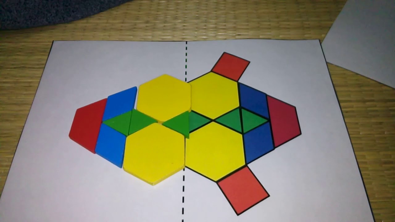 Symmetry Activity | Half pattern picture to create mirror image - YouTube