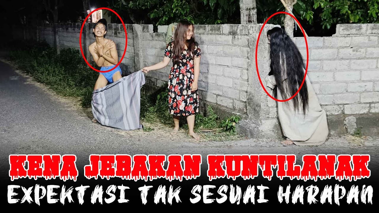 PRANK KUNTILANAK TERBARU | KENA JEBAKAN GADIS DESA | FUNNIEST GHOST PRANK - YouTube