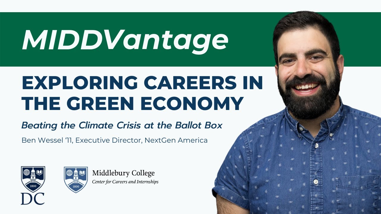 MIDDVantage Exploring Careers in the Green Economy Ep 11 with Ben ...
