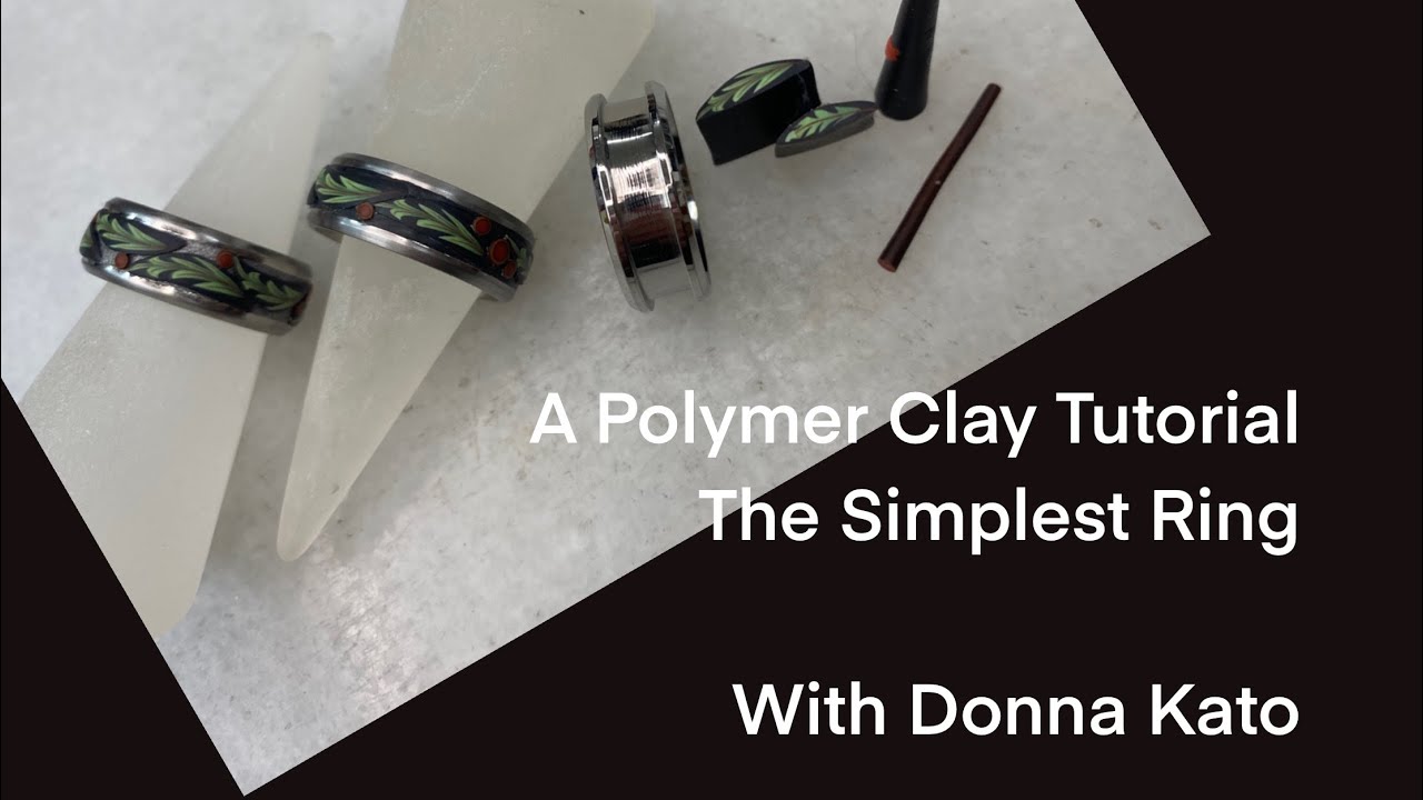 A Polymer Clay Tutorial: The Simplest Ring - YouTube