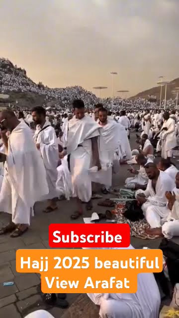 Hajj 2025 beautiful View Arafat #shorts #viralvideo #ytshorts #hajj ️ 👌 ...