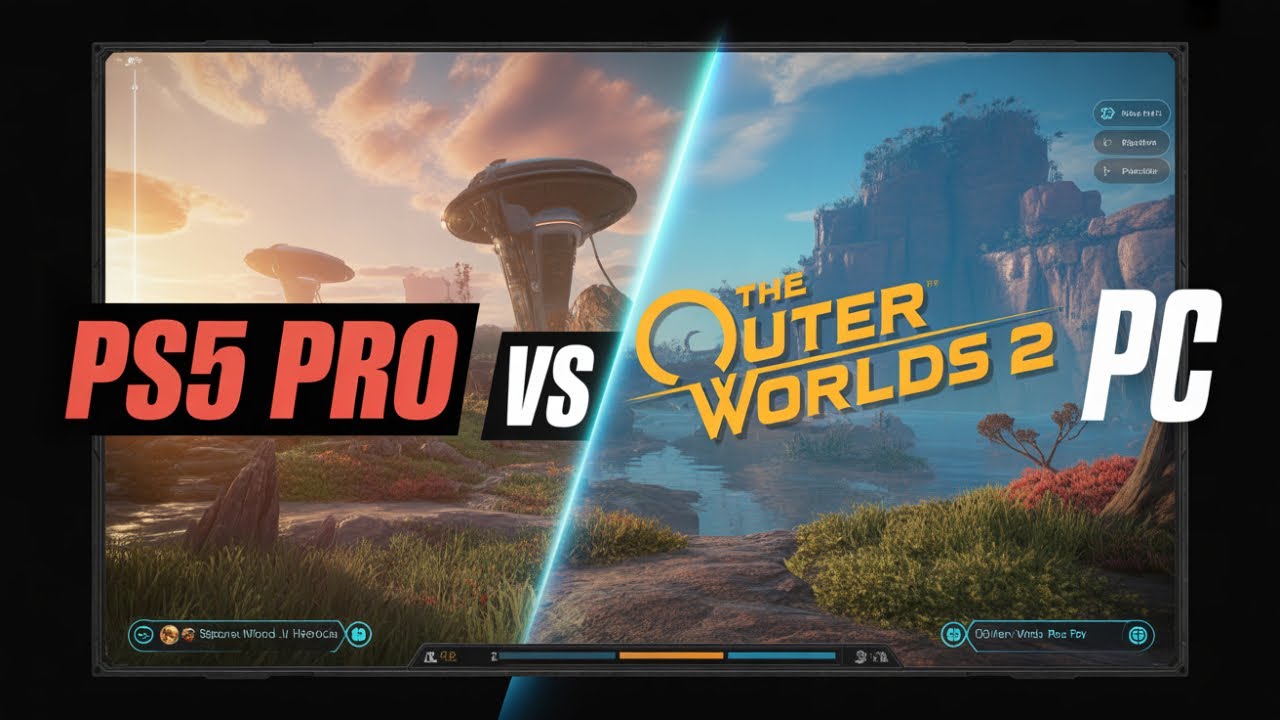 PS5 Pro vs PC Graphics Showdown! - The Outer Worlds 2 - YouTube