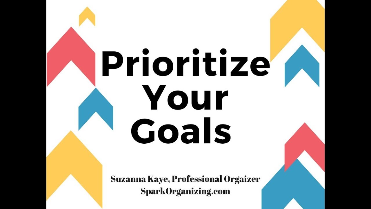 Prioritize Your Goals - YouTube