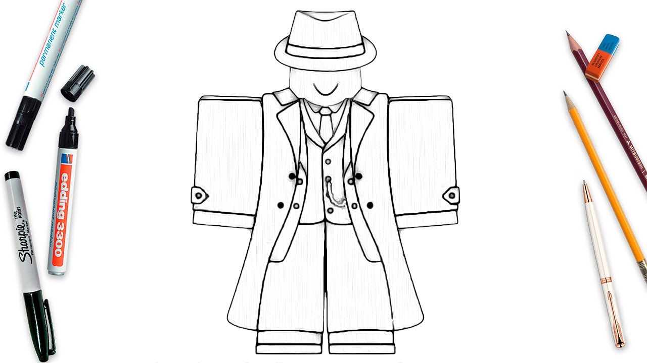 How To Draw Mafioso Forsaken Easy Step By Step | Forsaken Art Lesson ...