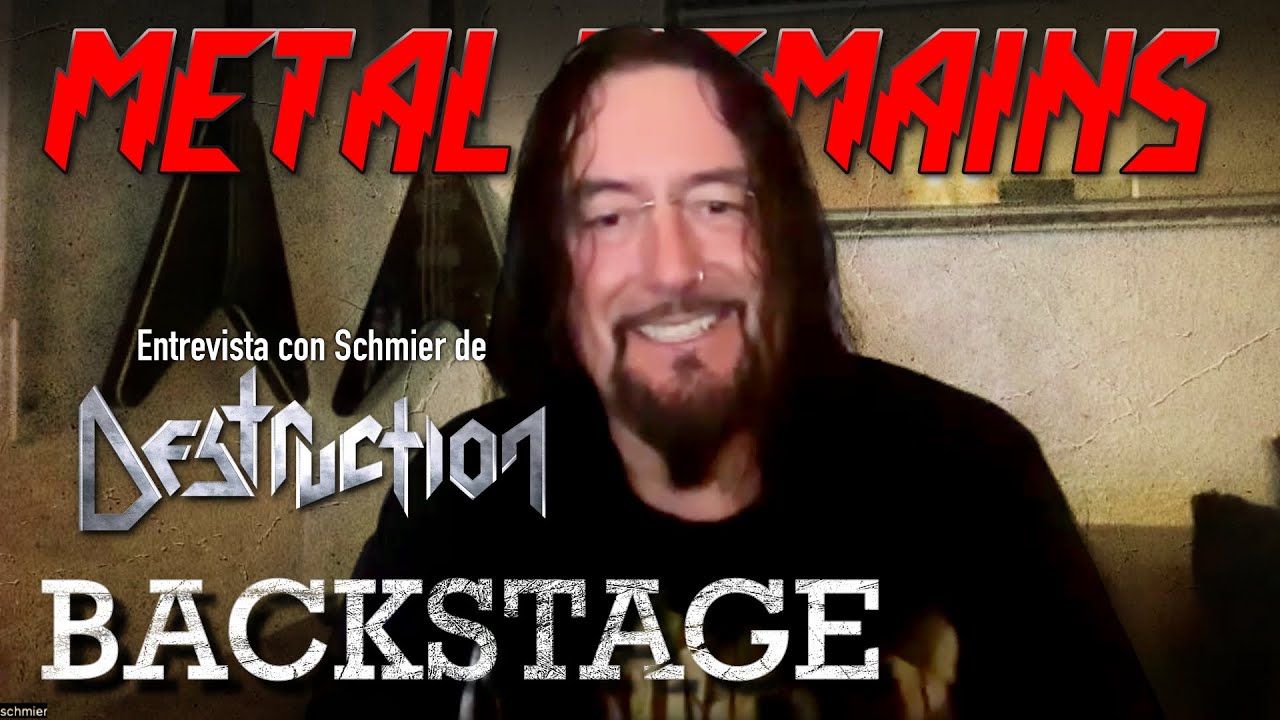 Interview with Schmier from Destruction 🇩🇪 | BACKSTAGE - YouTube