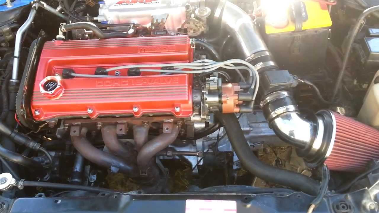 My 94 Mazda MX-3 RS BP swapped - YouTube
