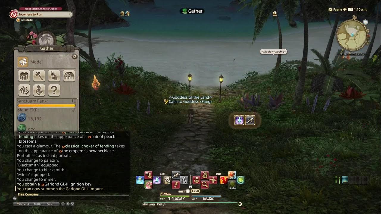 Island Sanctuary The Garlond GL-II Ignition key in Final Fantasy XIV (FF14) - YouTube