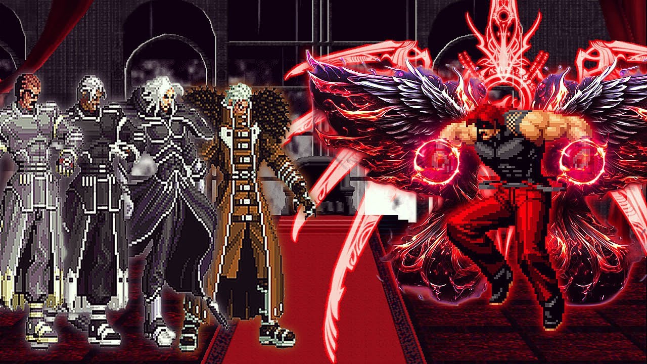 [KOF Mugen] Sasin Neo Vs NEST Bosses Team - YouTube