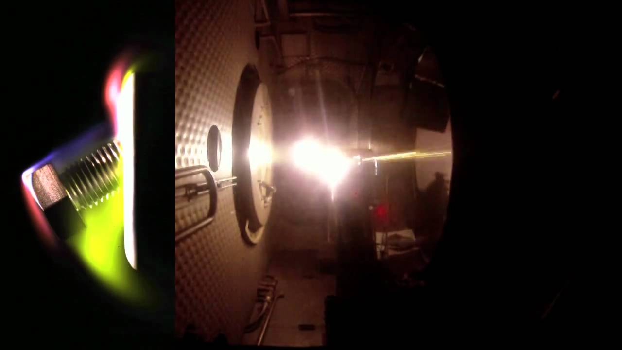 JSC Arc Jet bolt test .mpg - YouTube