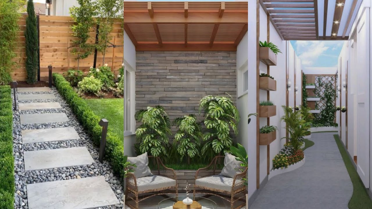Ideas bellas para decorar patios pequeños | hogar y más - YouTube