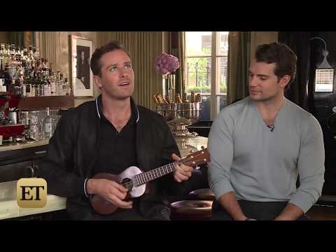 Armie Hammer Is Insanely Sexy Playing a Ukulele   Entertainment Tonight