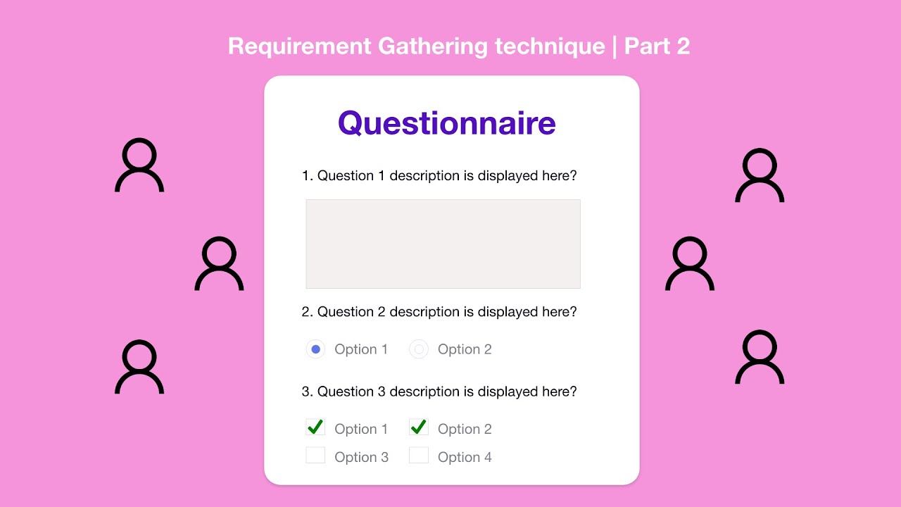 Requirement gathering technique | Questionnaire and surveys | Part 2 ...