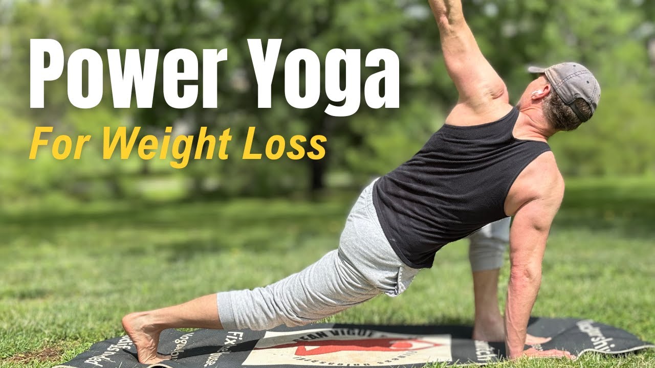POWER UP Your Morning | 15-Min Full Body Yoga for Weight Loss - YouTube