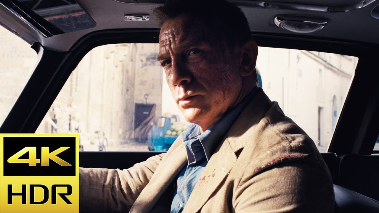 Car Chase Scene | No Time to Die (2021) 4K HDR Movie Clip - YouTube