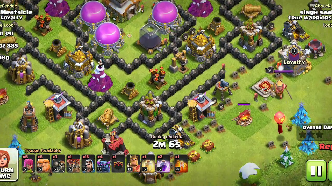 TH8 best troops for attack - YouTube