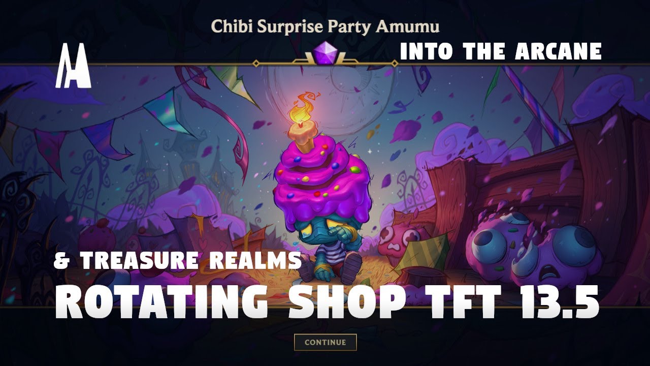 TREASURE REALMS & ROTATING SHOP TFT13.5 - YouTube