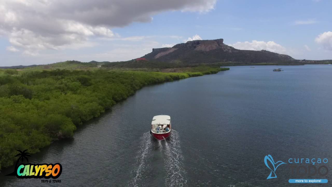 Curacao Spaans Water Tour - Calypso Trips and Tours - YouTube