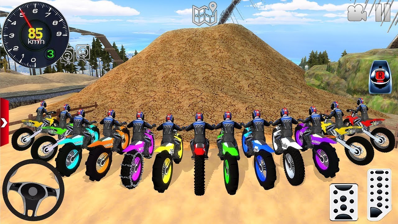 Impossible Dirt Bikes Racing Game #2 - Extreme Driving Motocross Stunts ...