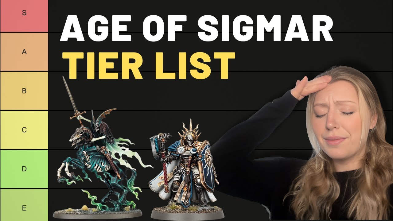 The Ultimate Age of Sigmar Army Tier List! - YouTube