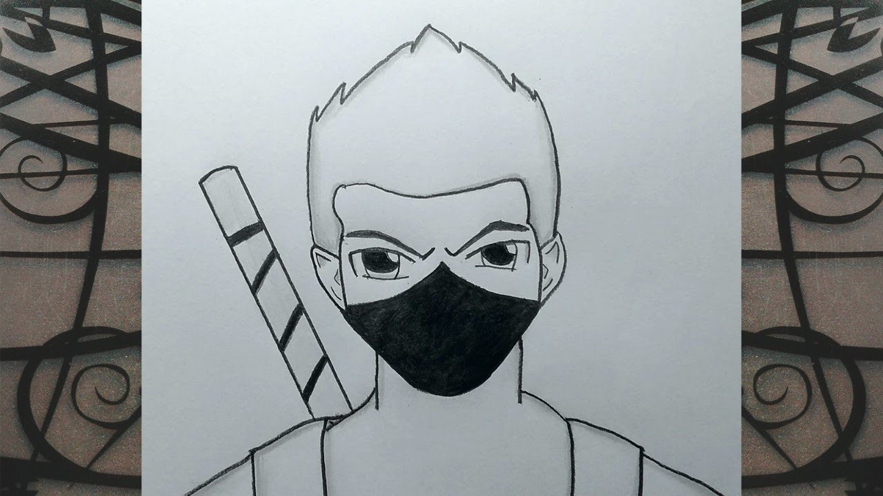 How To Draw Ninja Boy Wearing Mask Anime Drawing Step By Step Easy how-to-draw-ninja-boy-wearing-mask-anime-drawing-step-by-step-easy