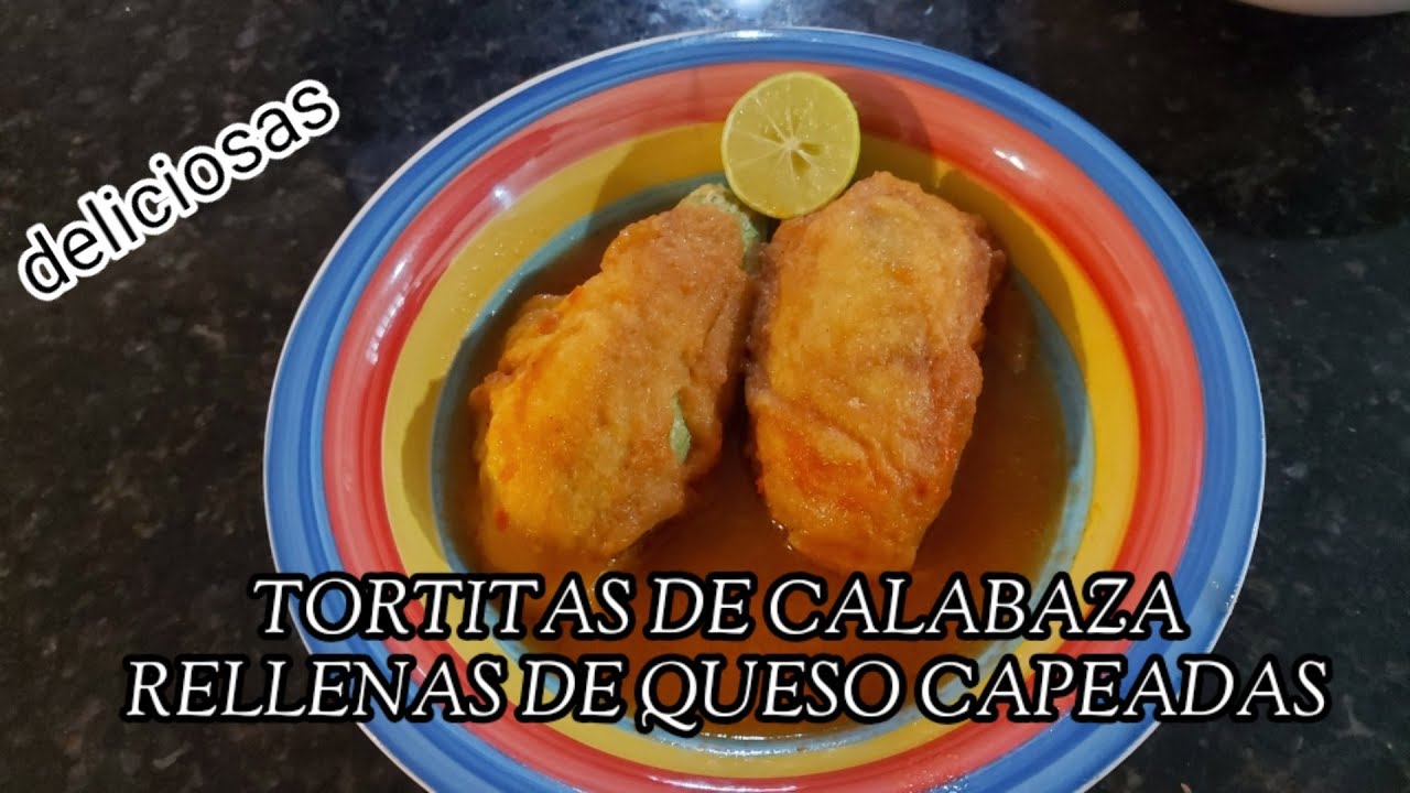 CALABACITAS CAPEADAS RELLENAS DE QUESO - YouTube