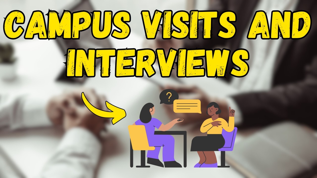 How to Use Campus Visits and Interviews to STAND OUT! - YouTube