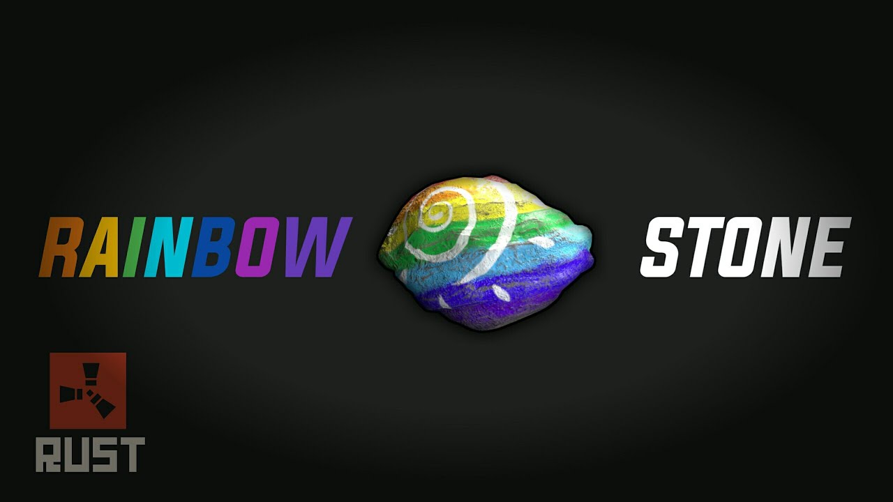 RUST - RAINBOW STONE ROCK (SKIN REVIEW) - YouTube