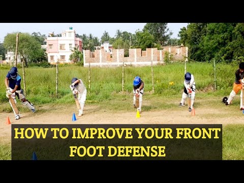HOW TO IMPROVE YOUR FRONT FOOT DEFENSE - YouTube