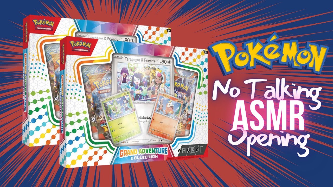 Pokemon Grand Adventure Collection Box | ASMR Unboxing | No Talking ...