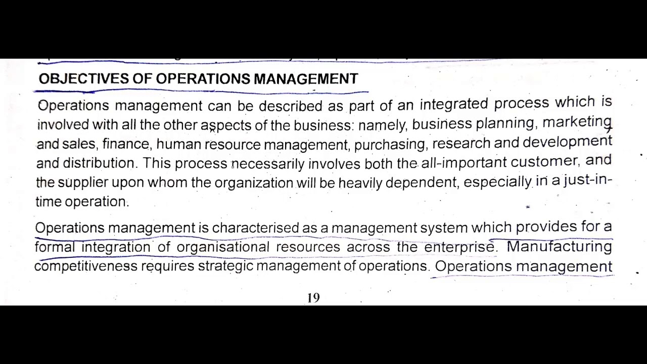 Objectives Of Operations Management part 2 operations Management objectives-of-operations-management-part-2-operations-management