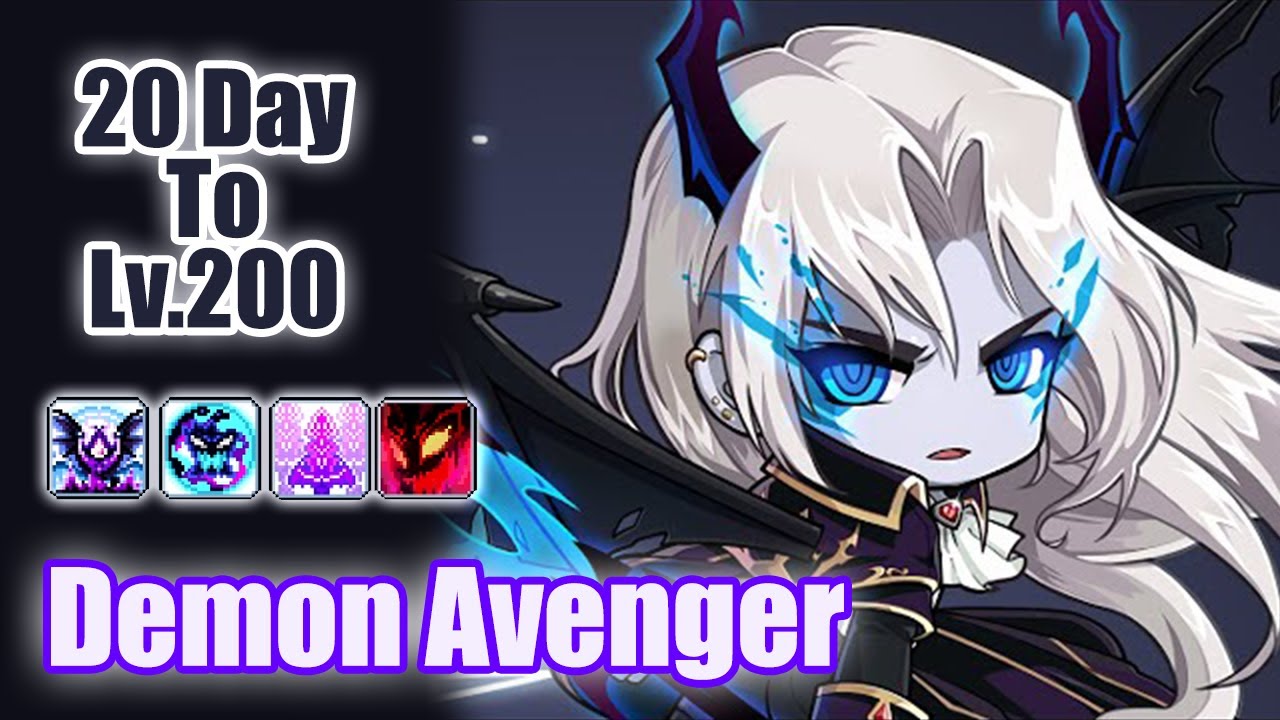 Maplestory M : Demon Avenger เวล 200 ใน 20 วัน - YouTube
