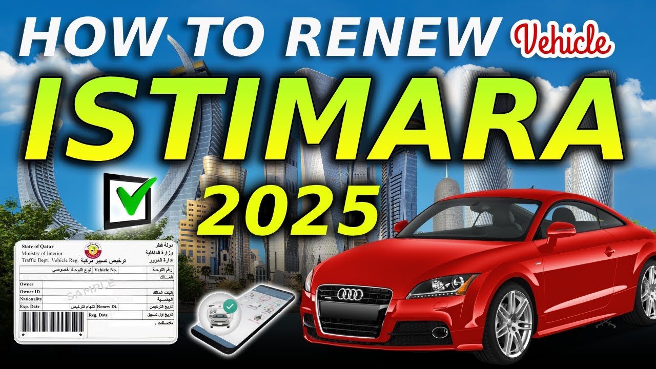 How to renew Vehicle Istimara in Qatar 2025 - YouTube