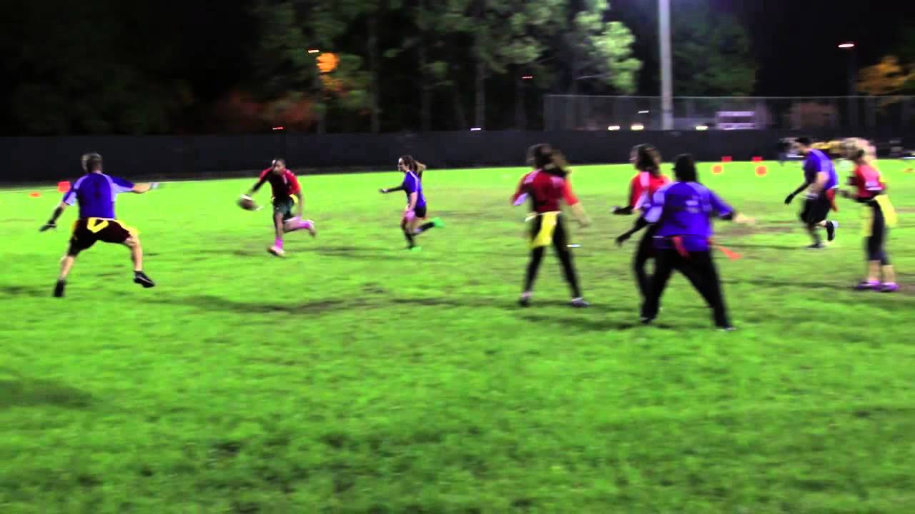 Flag Football 03062014 Red Vipers vs Purple Cobras lateral to ...