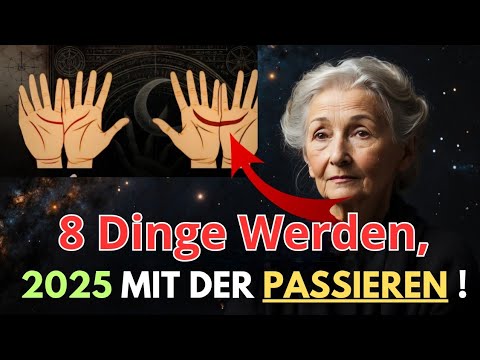 Wenn du einen CRESCENT MOON und M in deiner Hand hast.werden 8 Dinge im Jahr 2025 mit dir passieren!