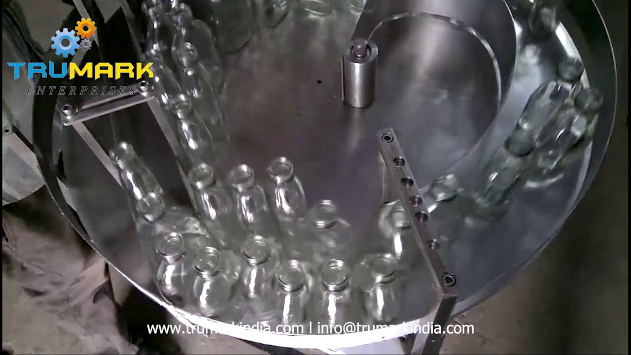 turntable for flat bottles, rotary bottle feeder accumulator feeder ...