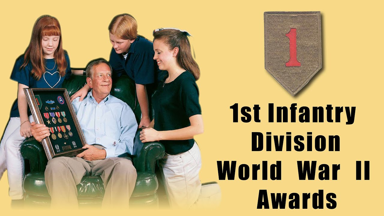 1st Infantry Division, WW 2 Veterans' of the Big Red One Patch, Crest ...
