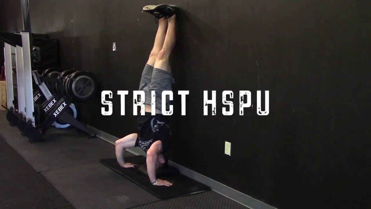 Handstand Push Up Progressions - YouTube