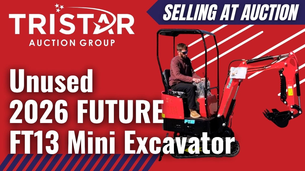 Unused 2026 FUTURE FT13 Mini Excavator (8243) - Selling at auction ...