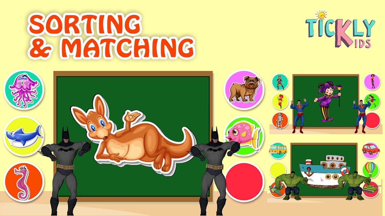 Match exactly the same I Fun Learning Video - YouTube