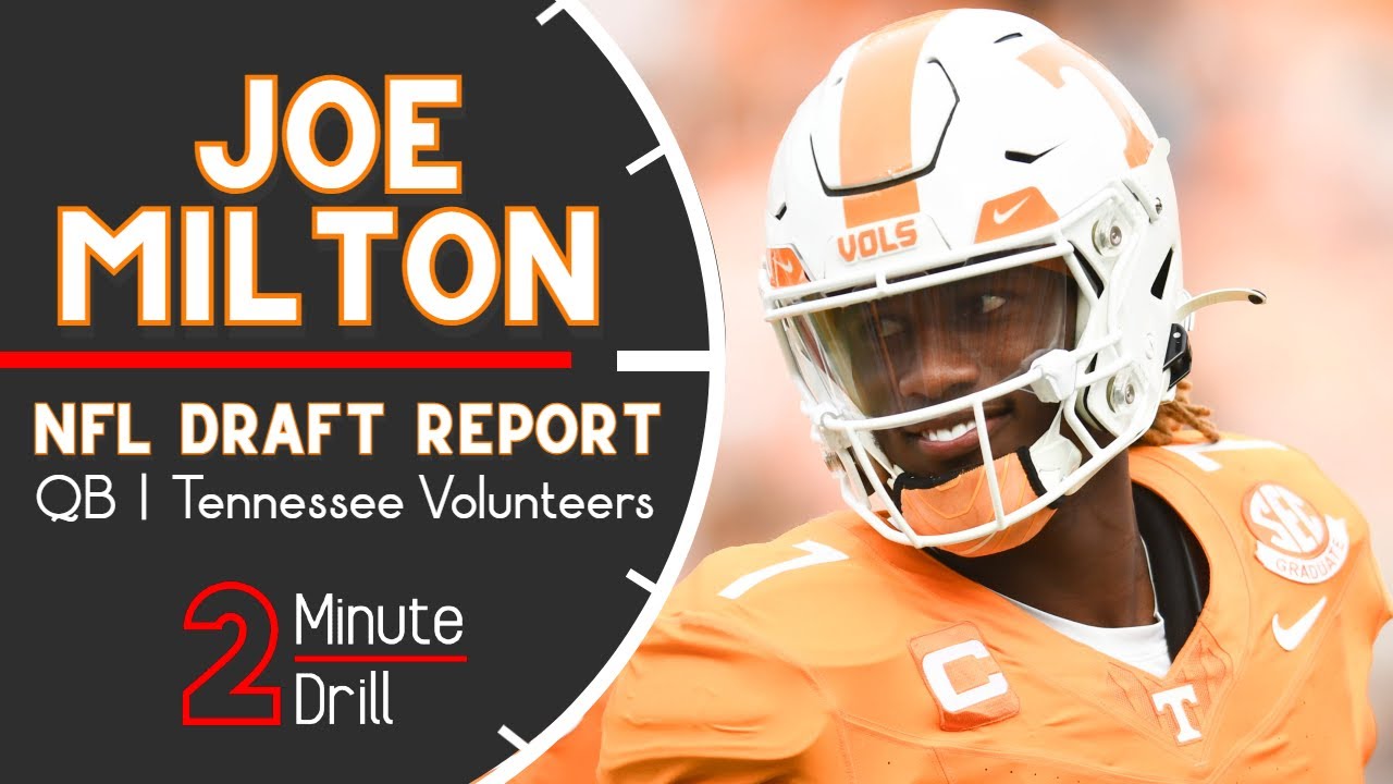 BAZOOKA JOE 🧨 | Joe Milton III 2024 NFL Draft Profile & Scouting Report ...