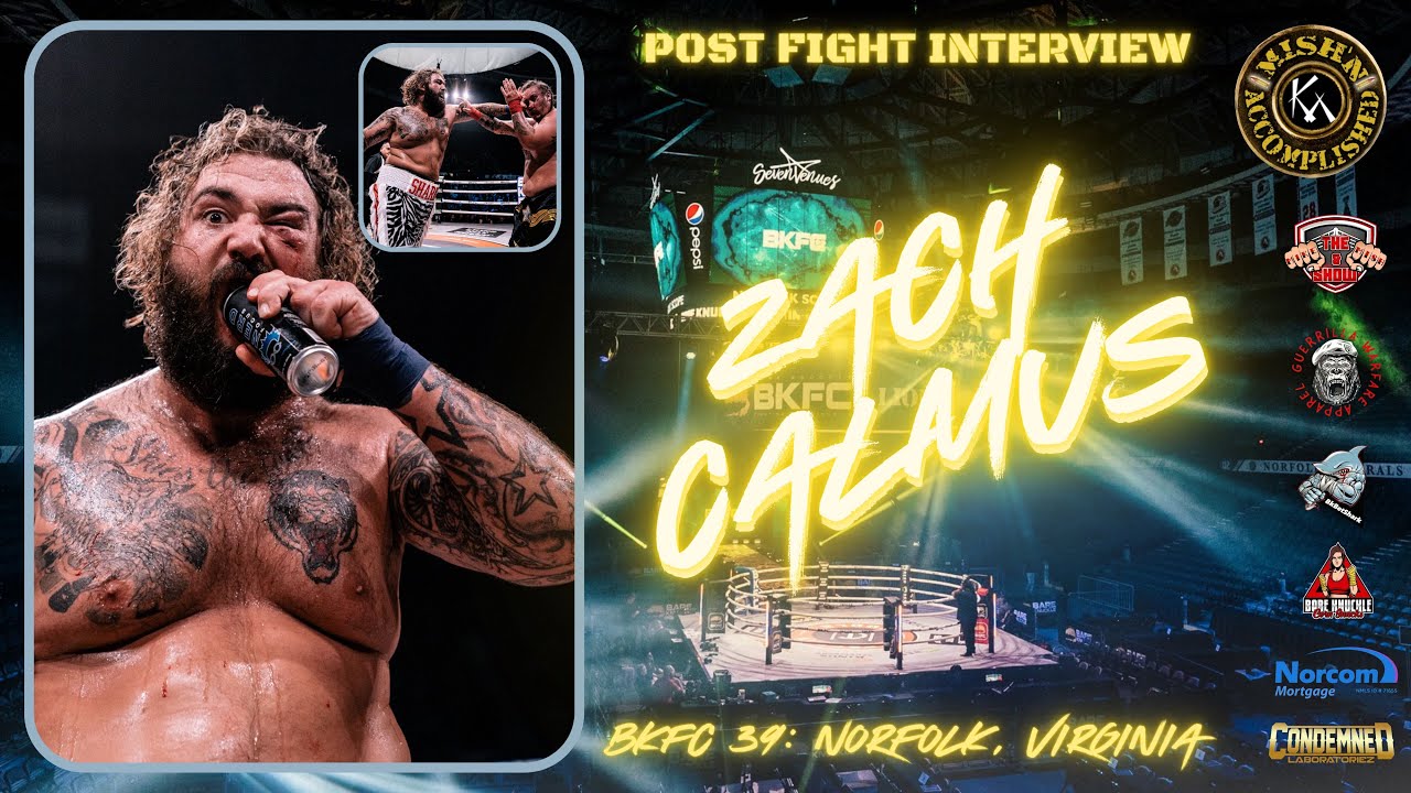Zach Calmus plans to "Stay focused, stay hungry" after his win at BKFC ...