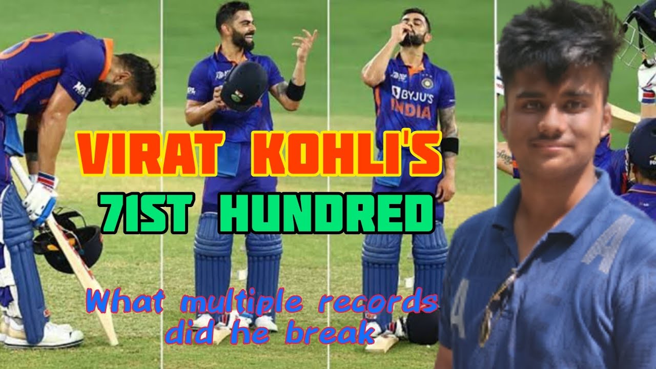 What Multiple Records did Virat Kohli break with his 71st international ...