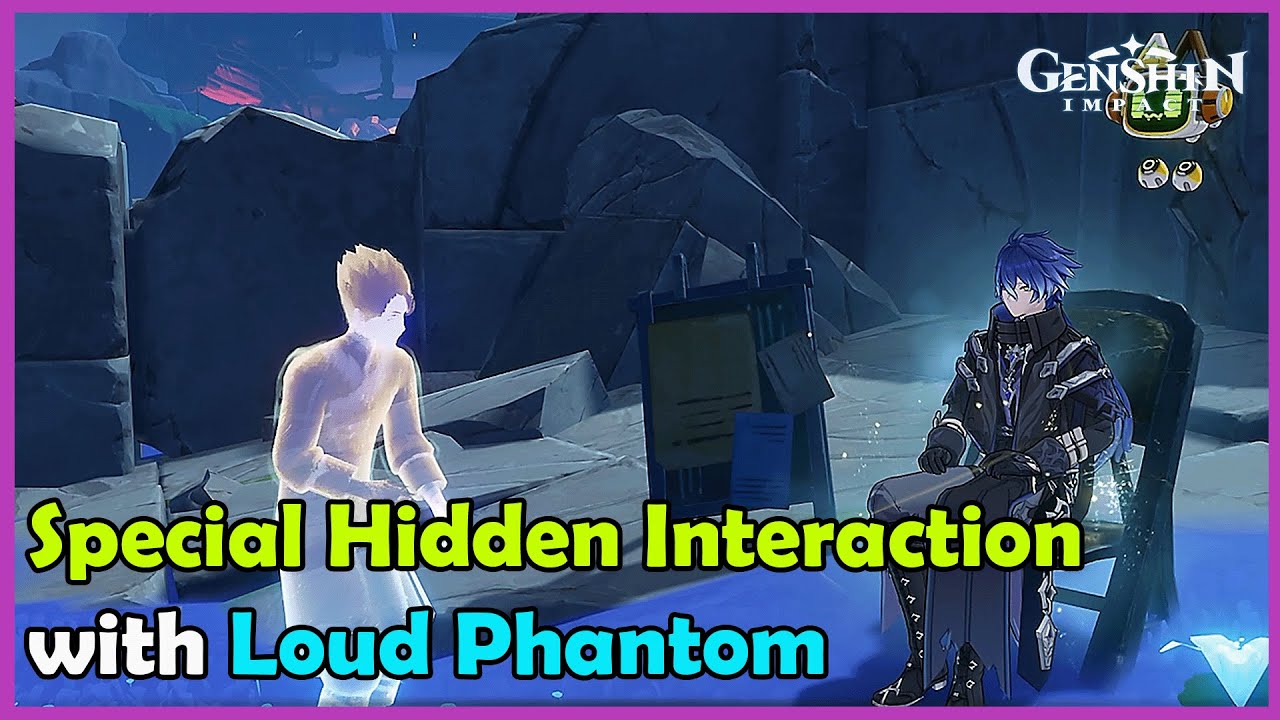 Special Hidden Interaction with Loud Phantom at Final Night Cemetery | Genshin Impact - YouTube
