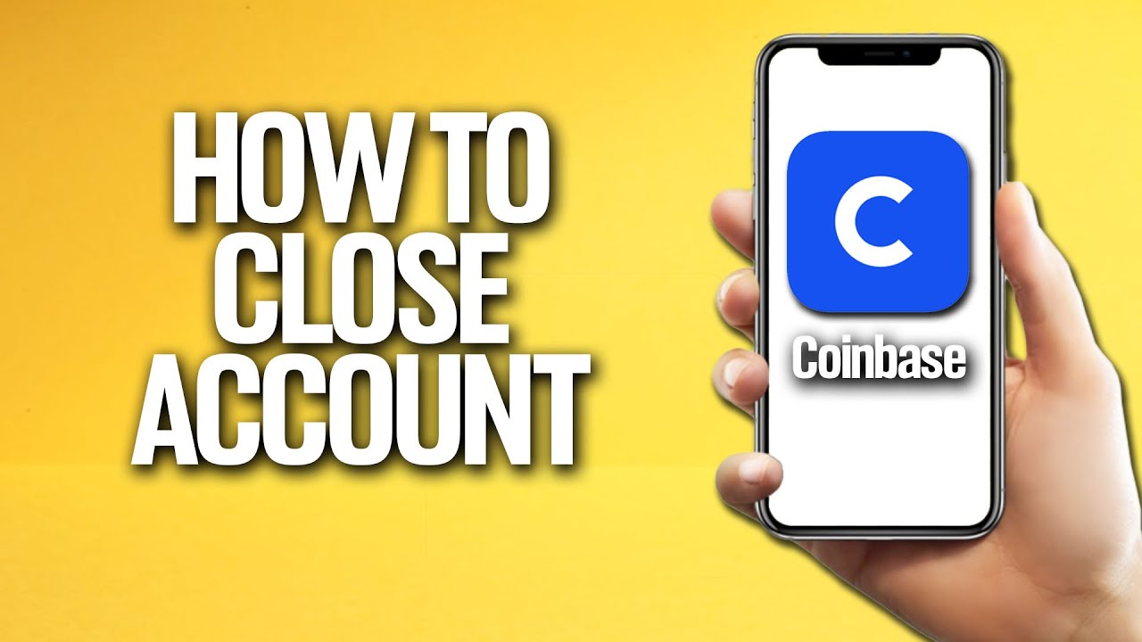 How To Close Account In Coinbase Tutorial - YouTube