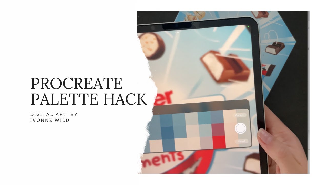 Procreate hack - new palette from camera #art #digitalart #procreate # ...