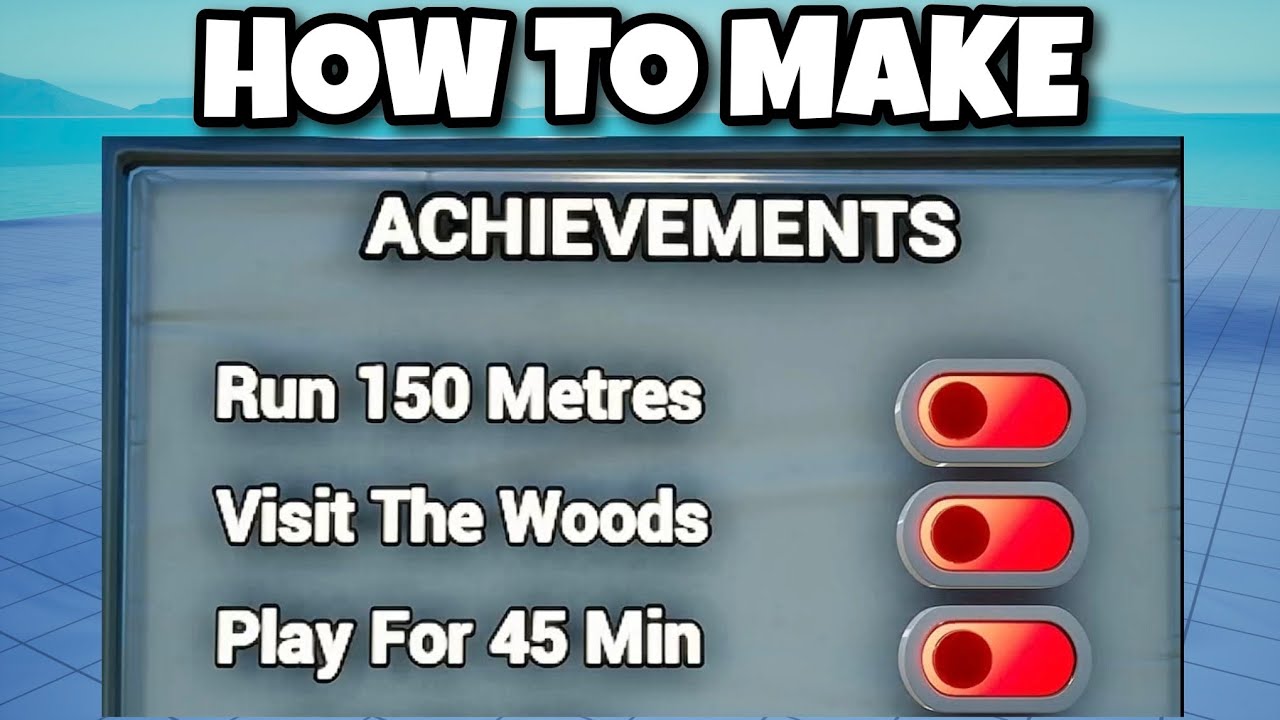How To Make ACHIEVEMENTS In Fortnite Creative (Tutorial) - YouTube