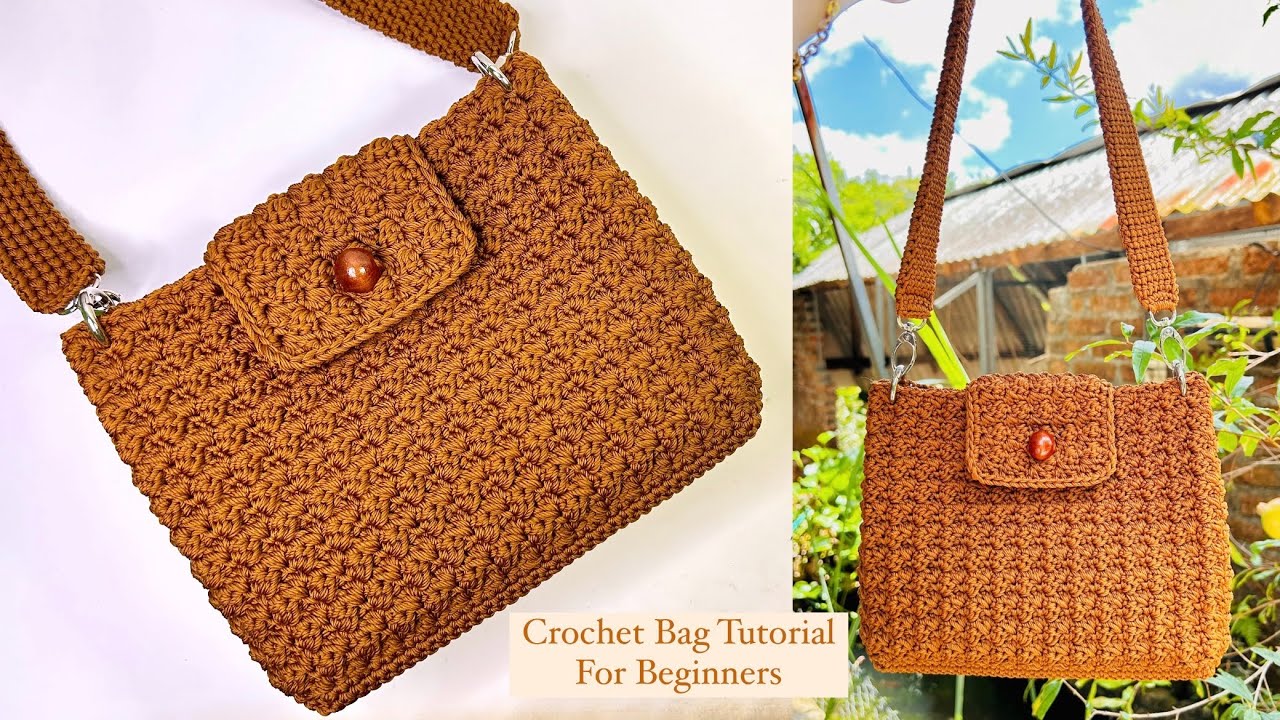 How to Crochet Bag Easy Turorial - YouTube