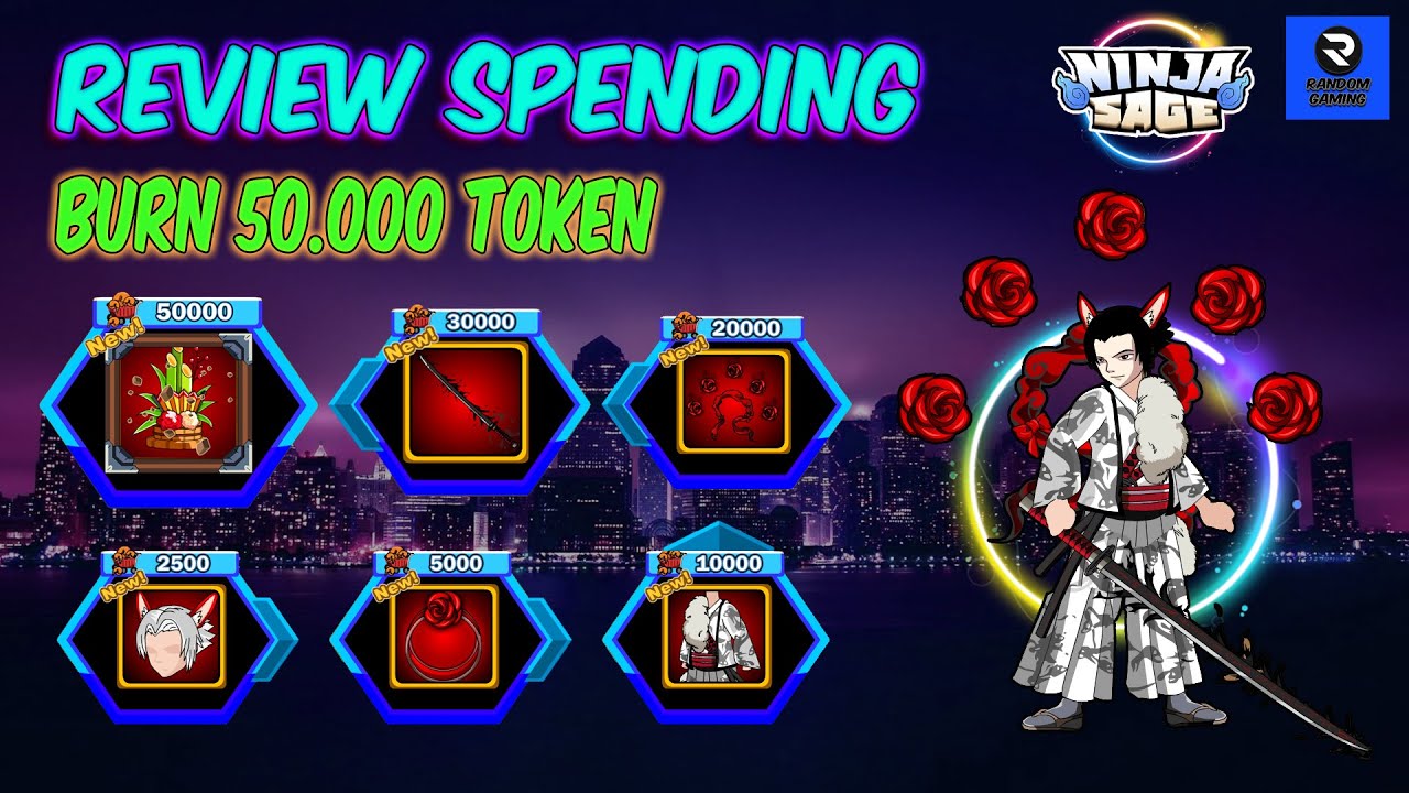 Ninja Sage - Review BURN 50.000 TOKEN DI SPENDING - YouTube