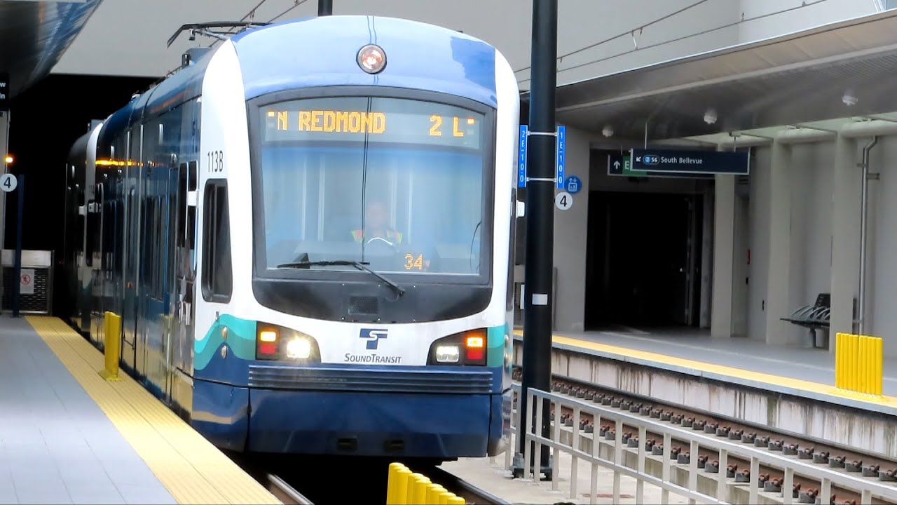 Sound Transit Central Link LRT - Bellevue Downtown to Downtown Redmond ...